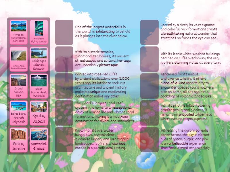 HI3 U10D1-A Vocabulary - Match up
