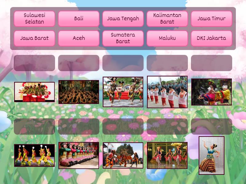 Kesenian Daerah - PPKn - Match up