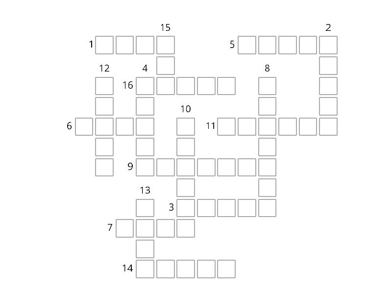 Present perfect: Have you ever...? - Crossword
