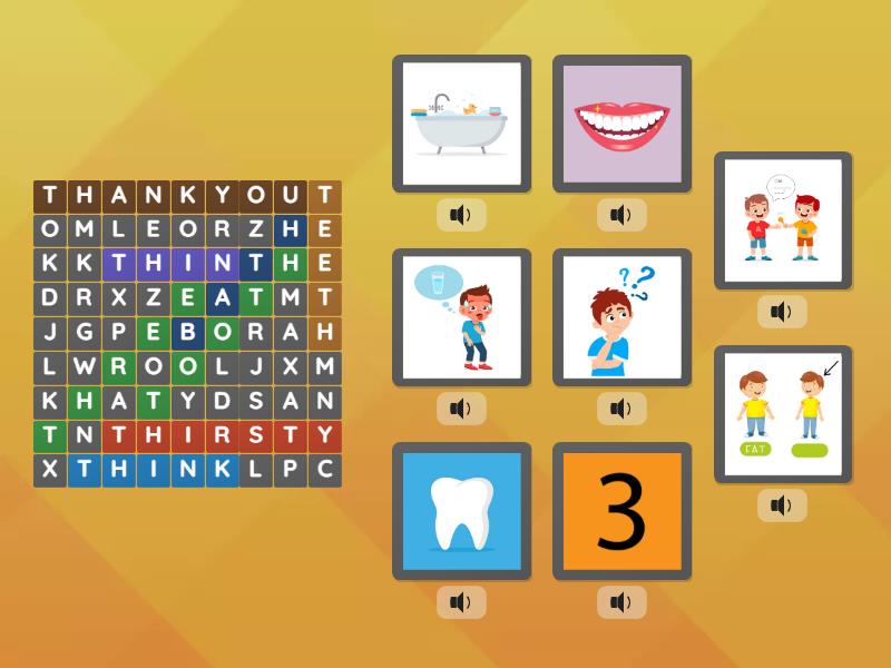 AS1 U8 phonics th - Wordsearch