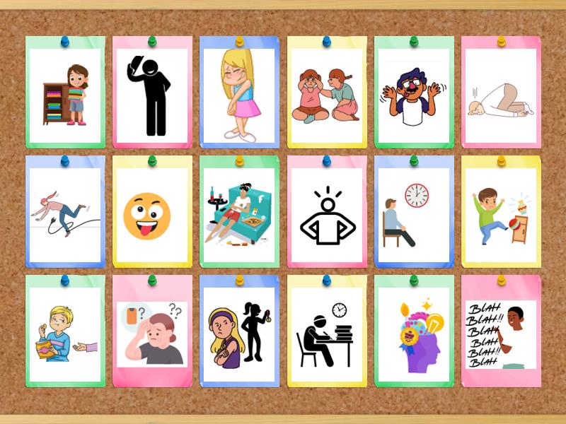 Personality adjectives - Flip tiles