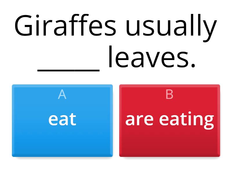 Pr Simple vs Pr Continuous GG3 - Quiz