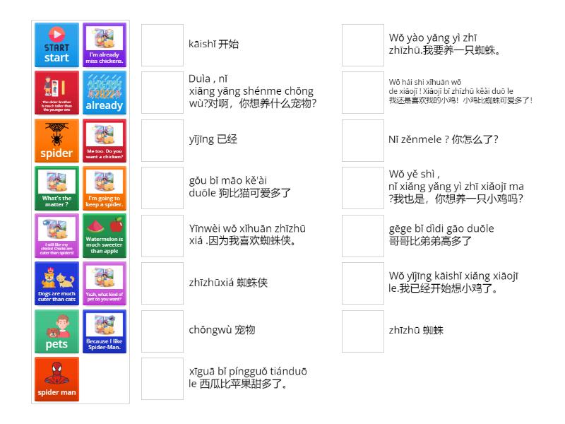 Level4-Lesson16 What kind of pet do you want to have? - Match up