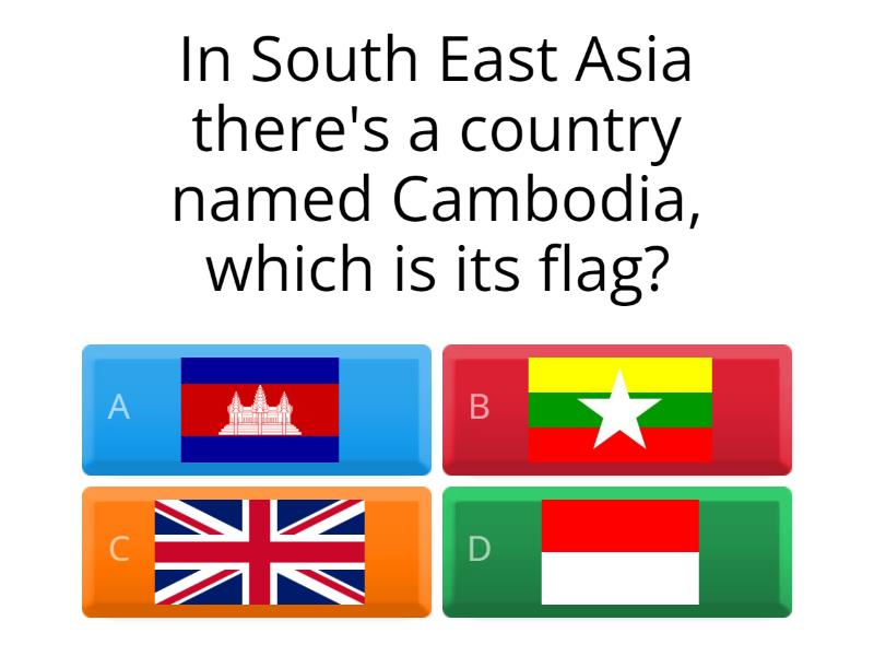 Flags of South East Asian Countries - Quiz
