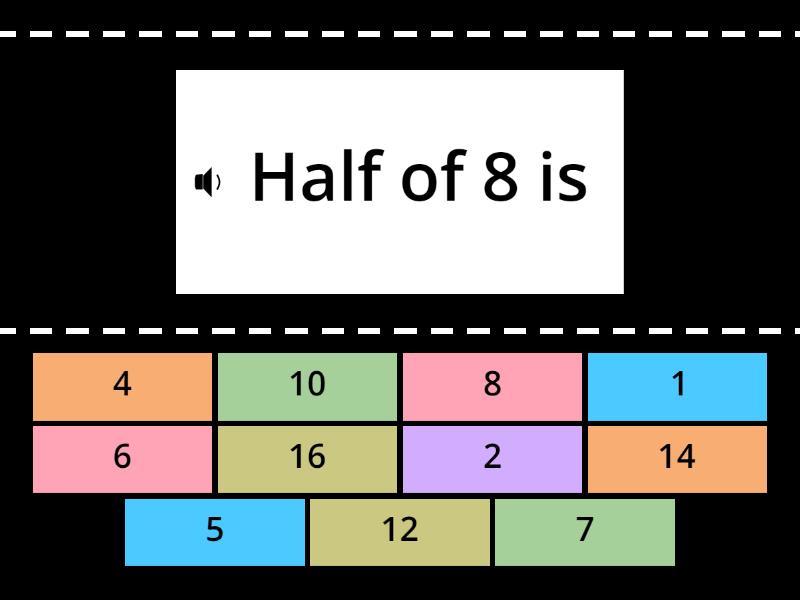 Half and double - Find the match