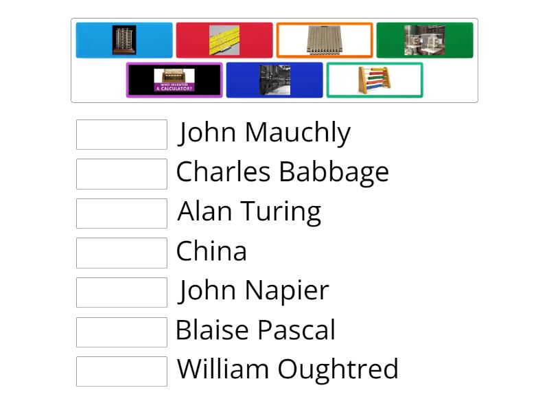 Std-5 CAP-1 Chapter-2 The Evolution of Computers - Permainan Pencocokan