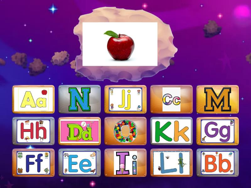 Alphabet Fly High 1 - Find the match