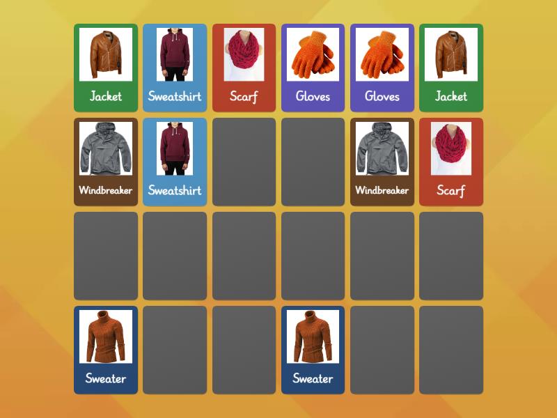 Clothing - Matching pairs