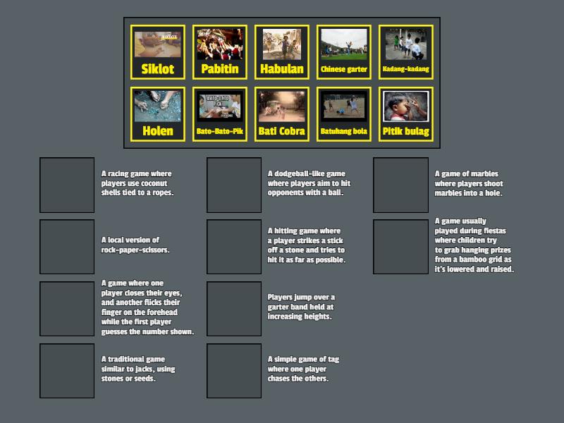 Larong Pinoy #2 - Match up