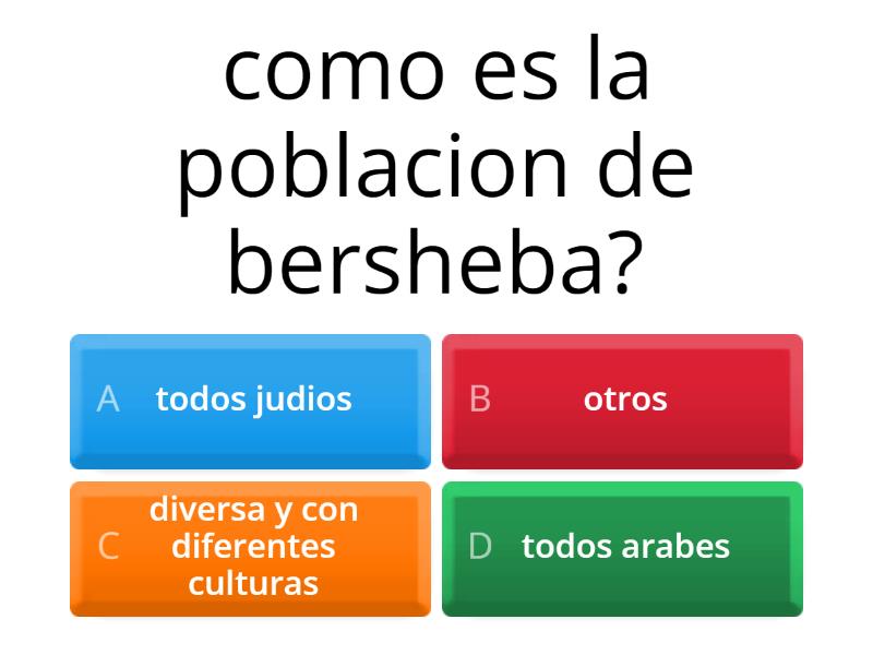 bersheba - Quiz