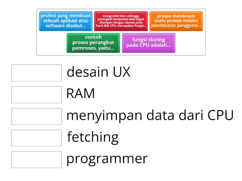 sistem komputer - Match up