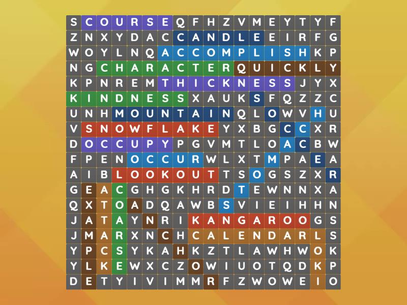 Unit 6 Lessons 1-5 (2023-2024) - Wordsearch