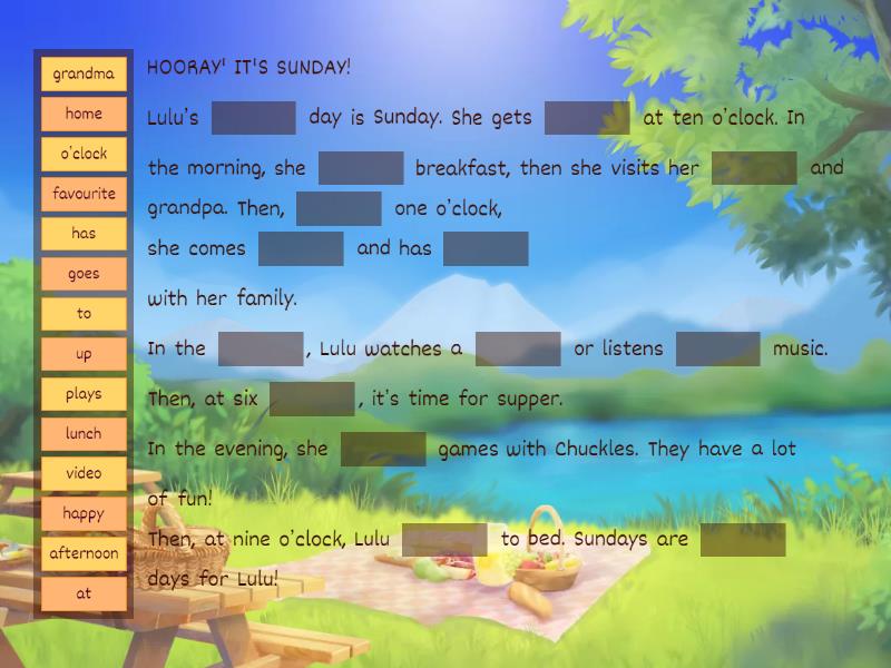 sp - Complete the sentence