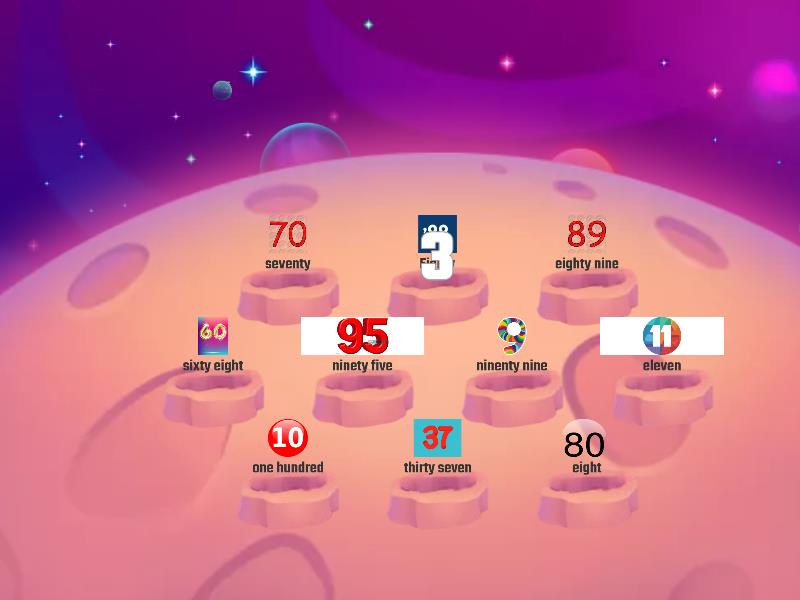 Numbers 1-100 - Whack-a-mole