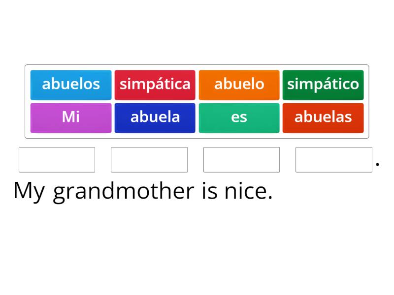 Possessive Adjectives (Avancemos Unidad 3 Lección 2) - Que palavra está ...