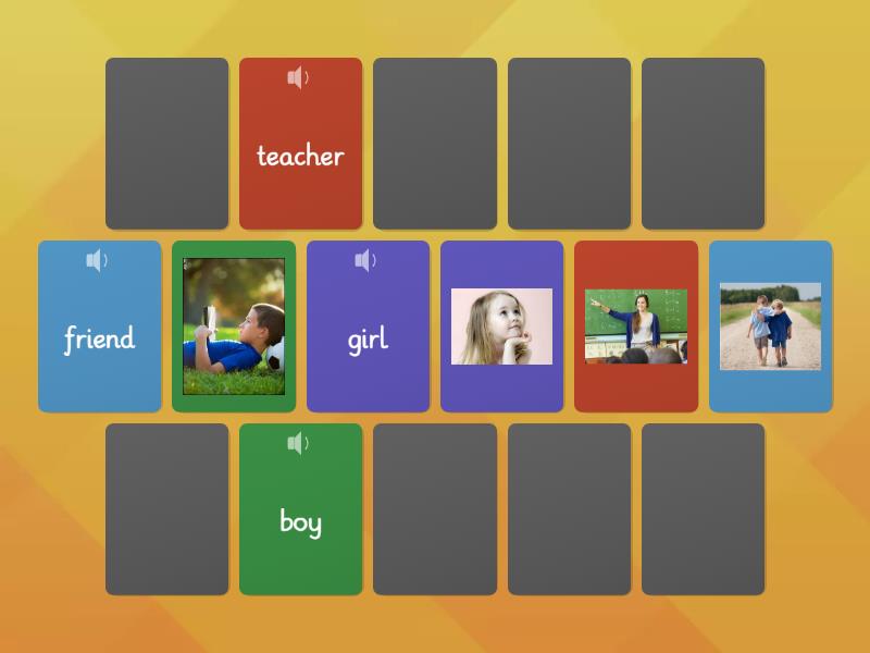 AS1 U1 words - Matching pairs