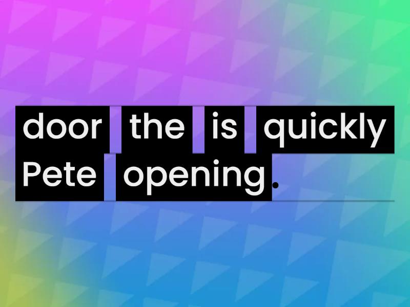 Unit 12 reading - Unjumble