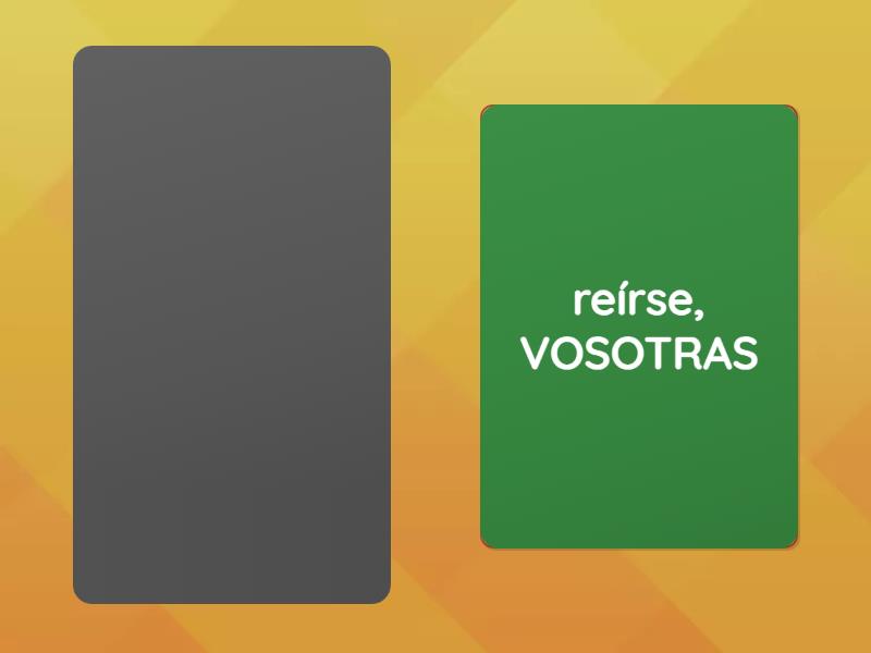 CONJUGA LOS VERBOS - Speaking cards