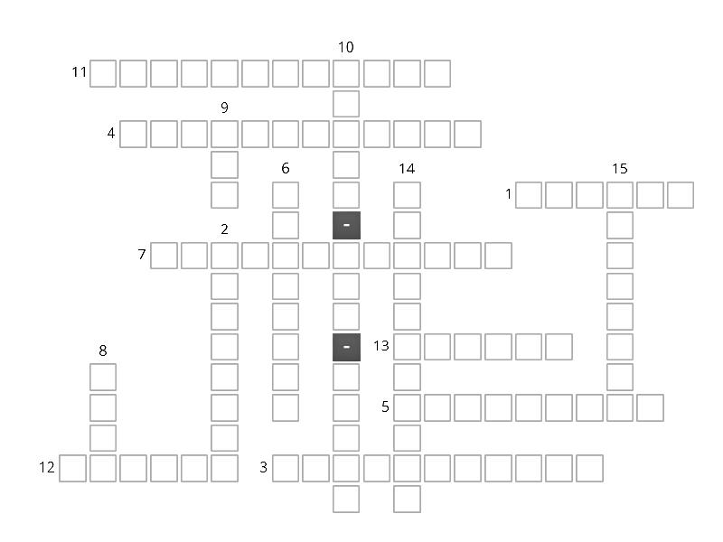 Photography - Crossword