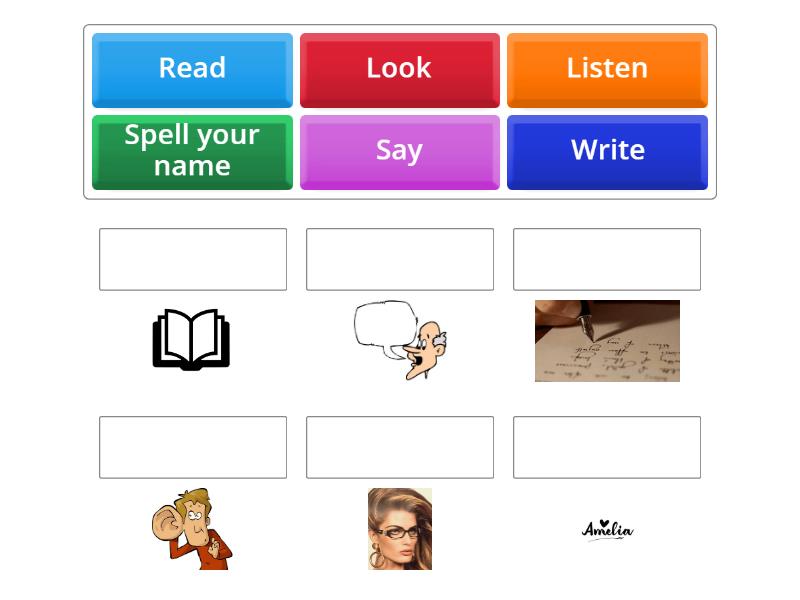 Classroom language - Match up