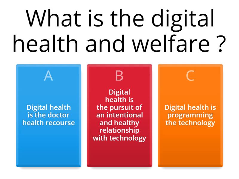 Digital health and welfare - Quiz