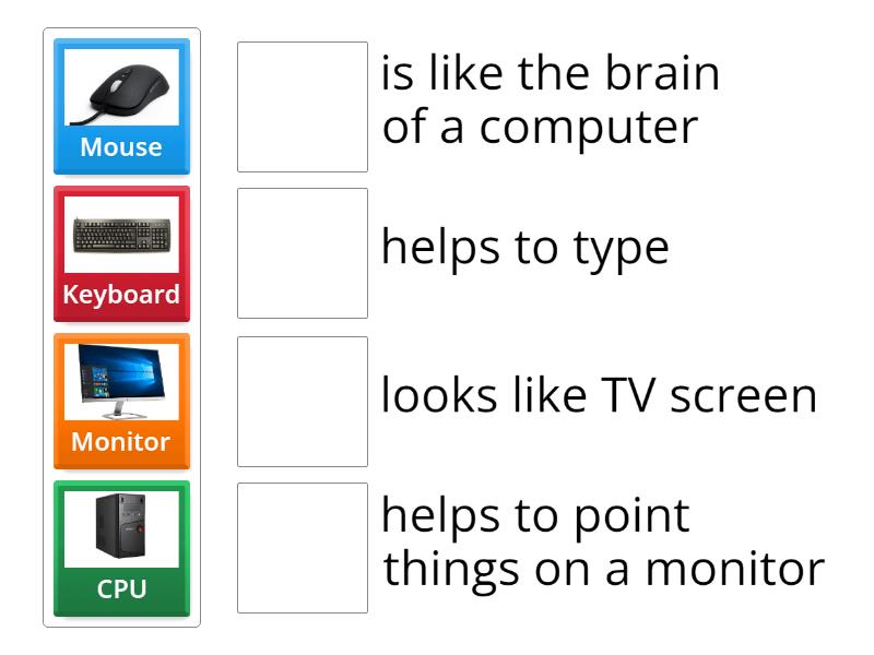 Parts of Computers - Une las parejas