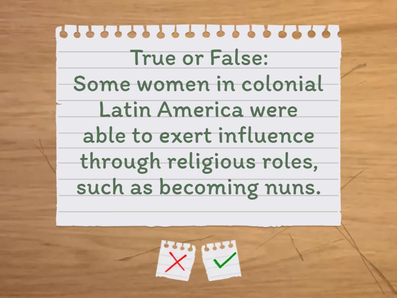 Women’s Roles in Colonial America - Flash cards