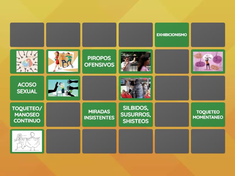 Acoso sexual hacia las mujeres en lugares publicos - Matching pairs