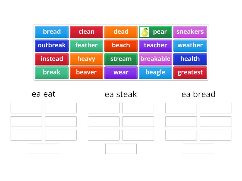 Three Sounds of ea - Group sort