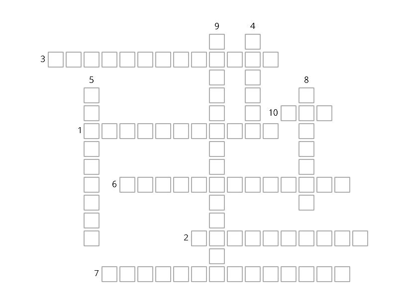 Gold Experience B1 unit 3 vocabulary home - Crossword