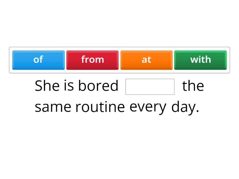 destination b1 u 3 prepositions sentences - Complete the sentence
