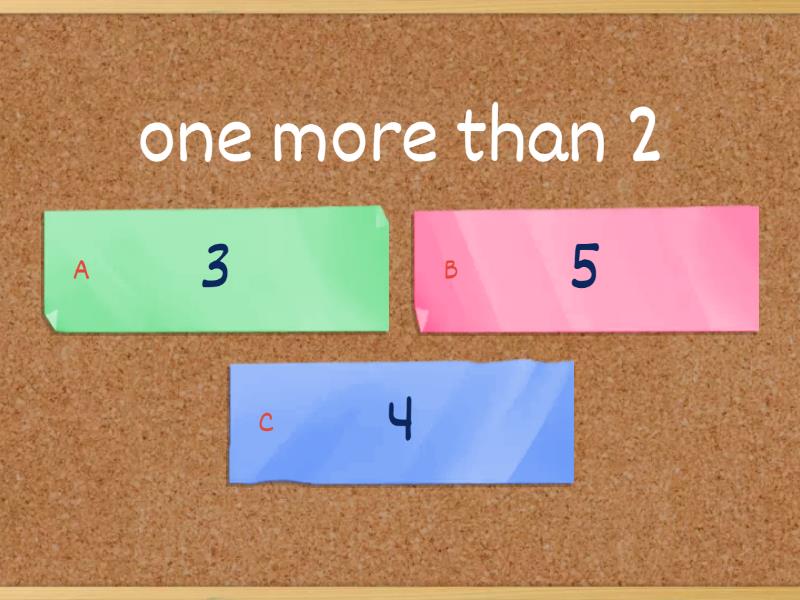 one more than - Quiz