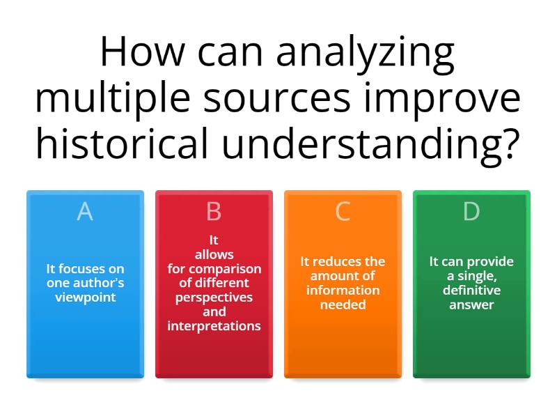 Primary/Secondary Source Bell Ringer - Quiz