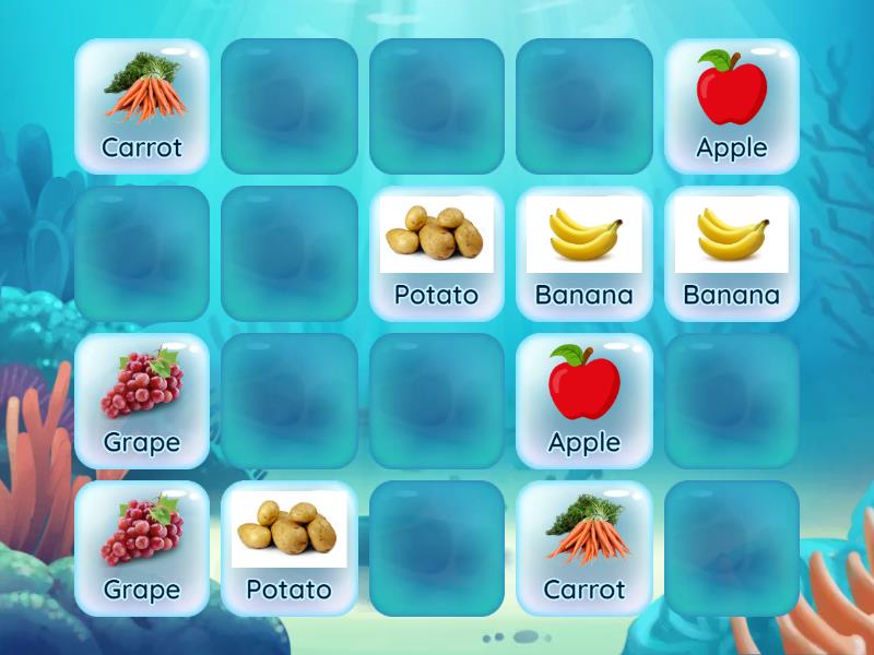 English Game - Matching pairs