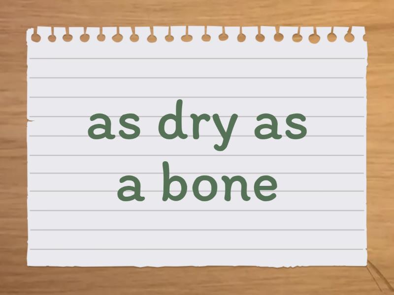 Metaphors and Similes - C1 - Flash cards