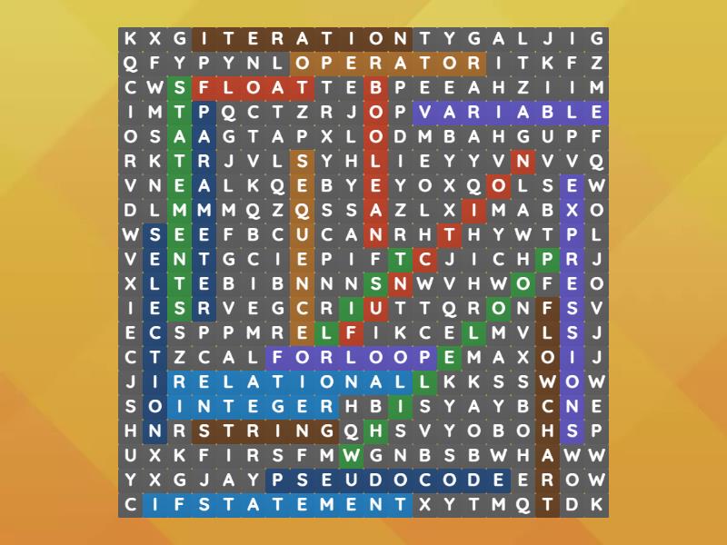 Python Key Word Search - Sopa de letras