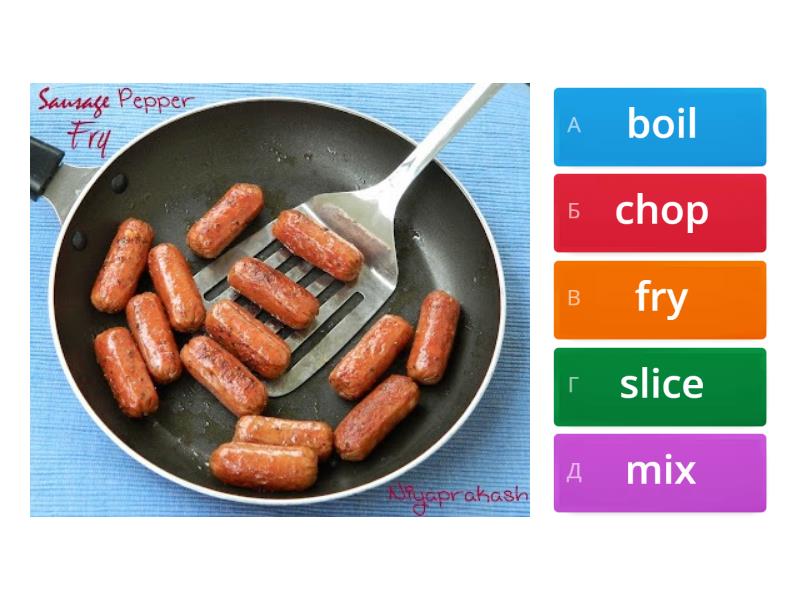 cooking verbs - Quiz