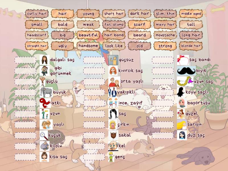 GRADE 4 - UNIT 9 - MY FRIENDS - WORDS - Match up