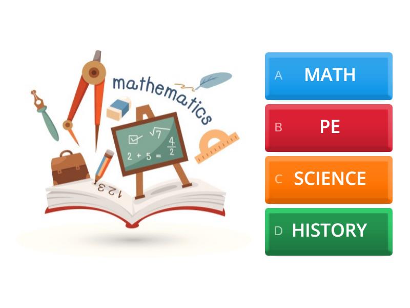 school subjects - Quiz