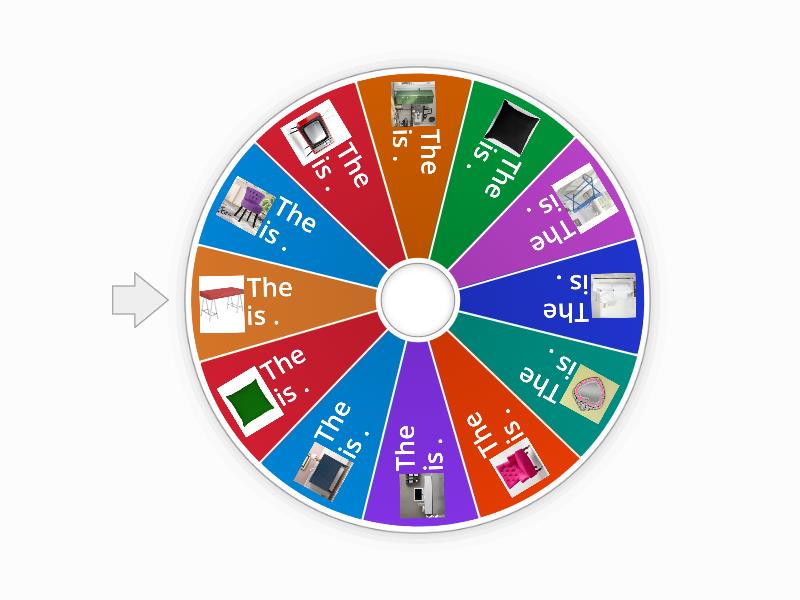 The Clock is Purple Sentence Maker - Spin the wheel
