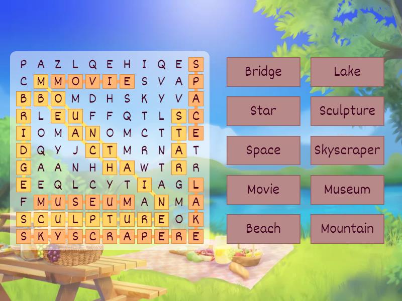 Review 2. - Wordsearch