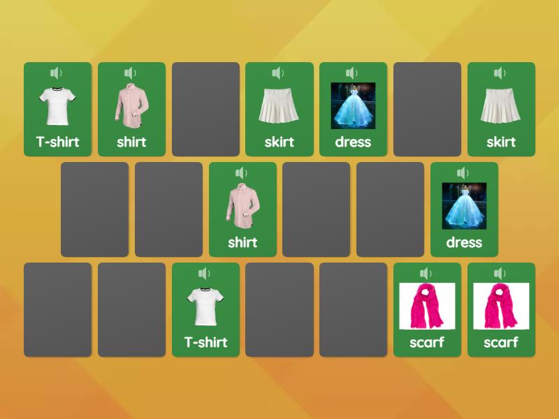 Clothing - Matching pairs
