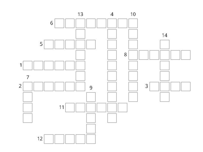 PASSIVE VOICE - Crossword