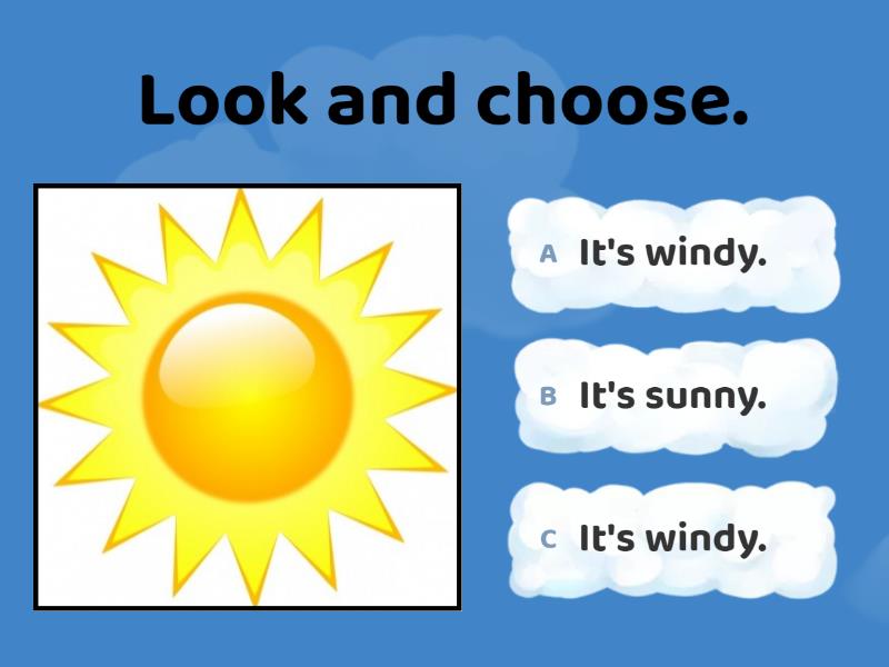G3 unit 7 L1 ( weather ) - Quiz