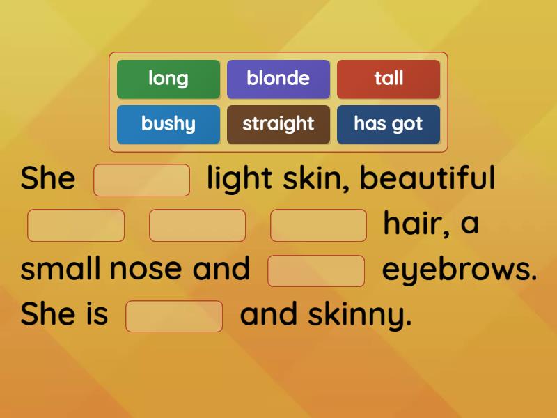 gaps appearance - Complete the sentence