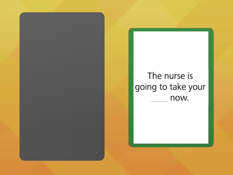 6.1 Health and sickness (vocab) - Speaking cards