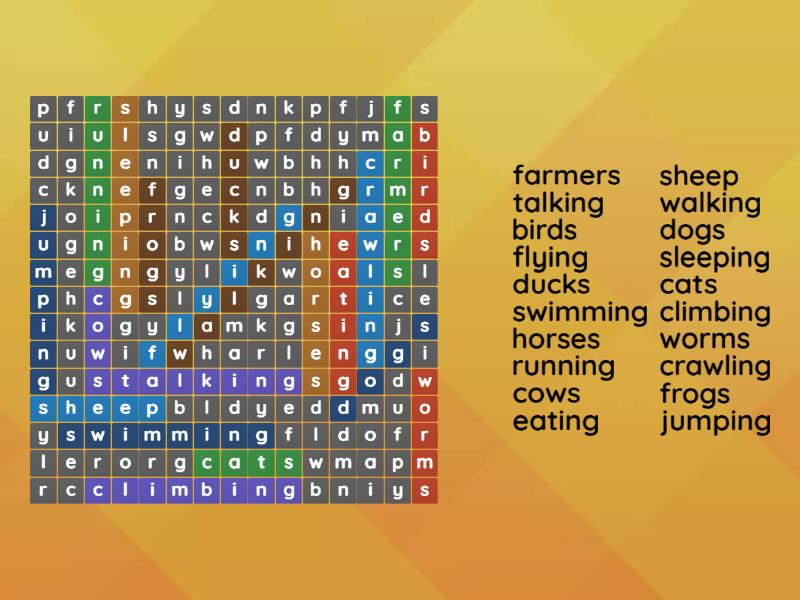 Backpack Unit 6 Vocabulary Word search - Wordsearch