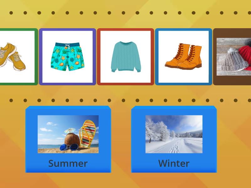 Clothes_Season Sorting - Speed sorting