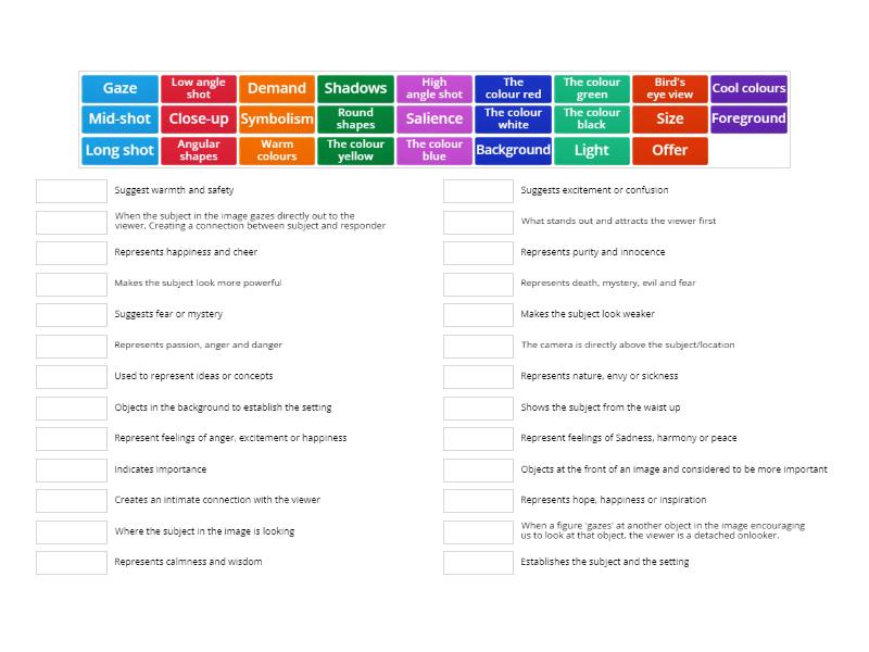 Visual Techniques - Match up