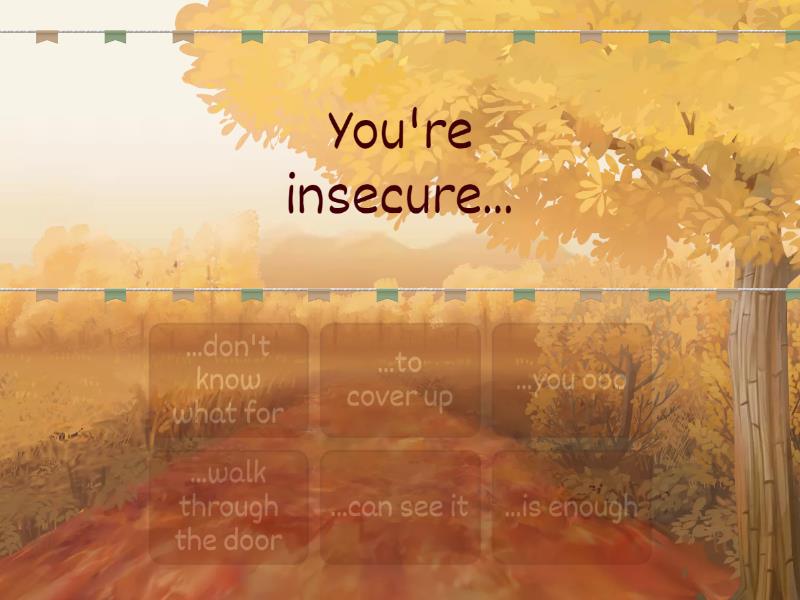 What Makes You Beautiful (Lesson 1) - Find the match